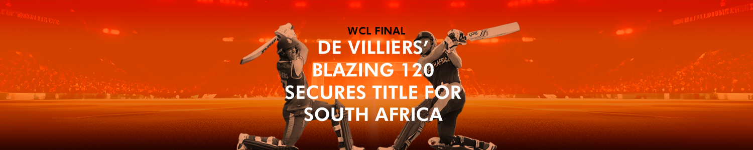 WCL Final: De Villiers' Blazing 120 Secures Title for South Africa ...